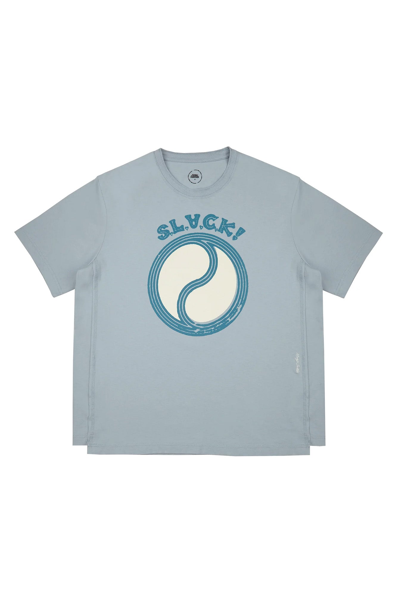 Slack Short Sleeve T-Shirt - Light Blue – AlmostCutMyHair
